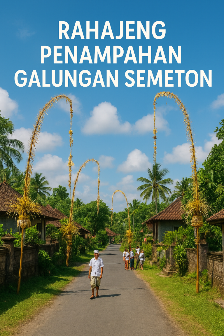Rahajeng Penampahan Galungan, Semeton: Makna, Tradisi, dan Suasana ...