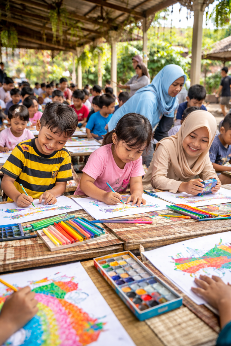 Trauma Healing Art Therapy Dangau #6 di Padang Sumatra Barat ...